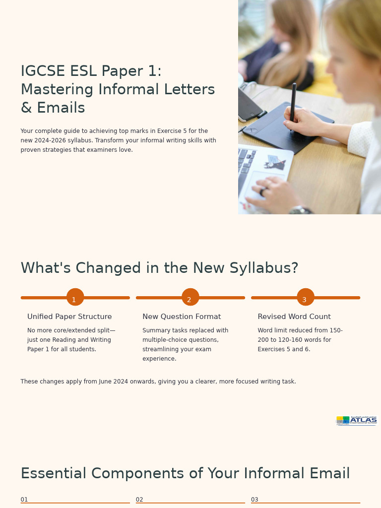IGCSE ESL Paper 1 Mastering Informal Letters and Emails | PDF | Human ...