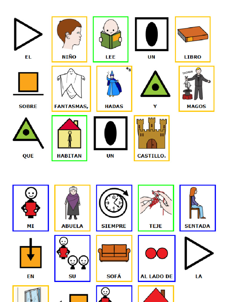 Lecturas Cortas Con Pictogramas | PDF