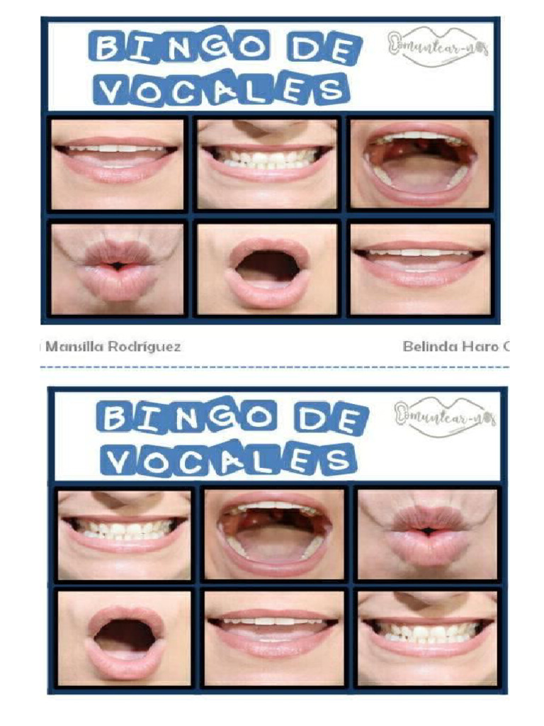 Bingo de Vocales | PDF