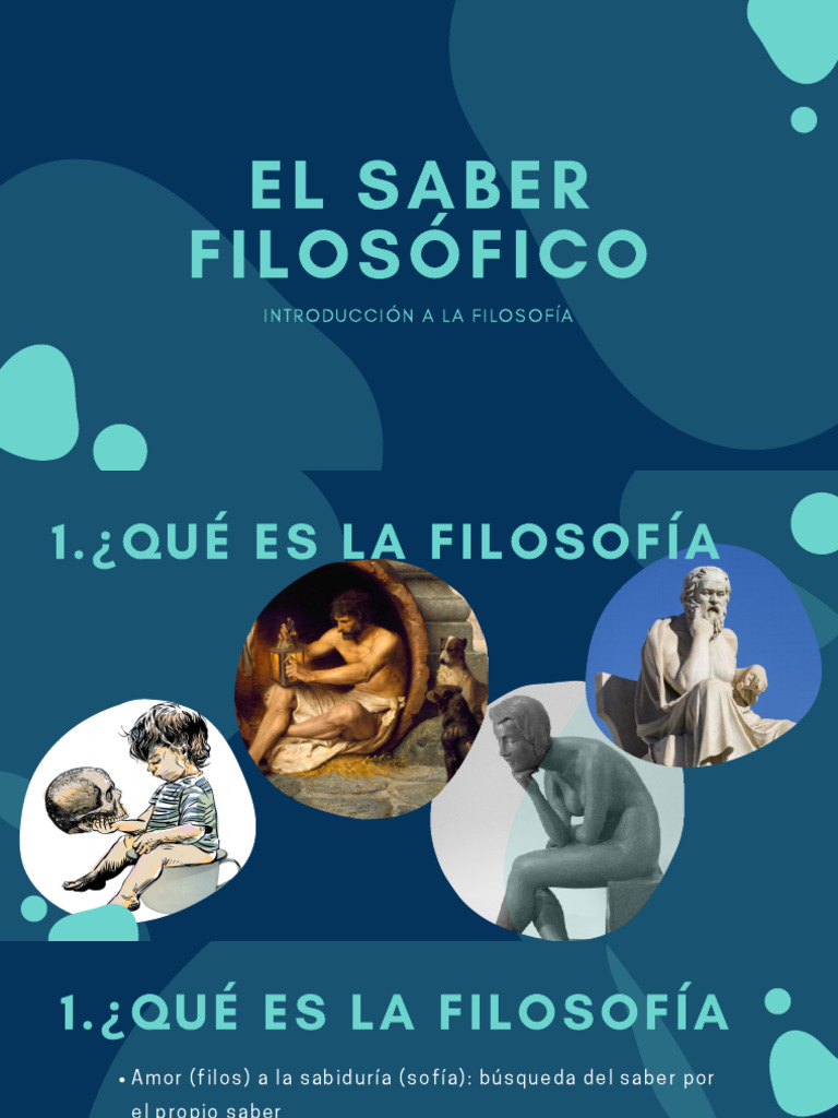 Unidad 1. El Saber Filosófico | PDF | Razón | Conocimiento