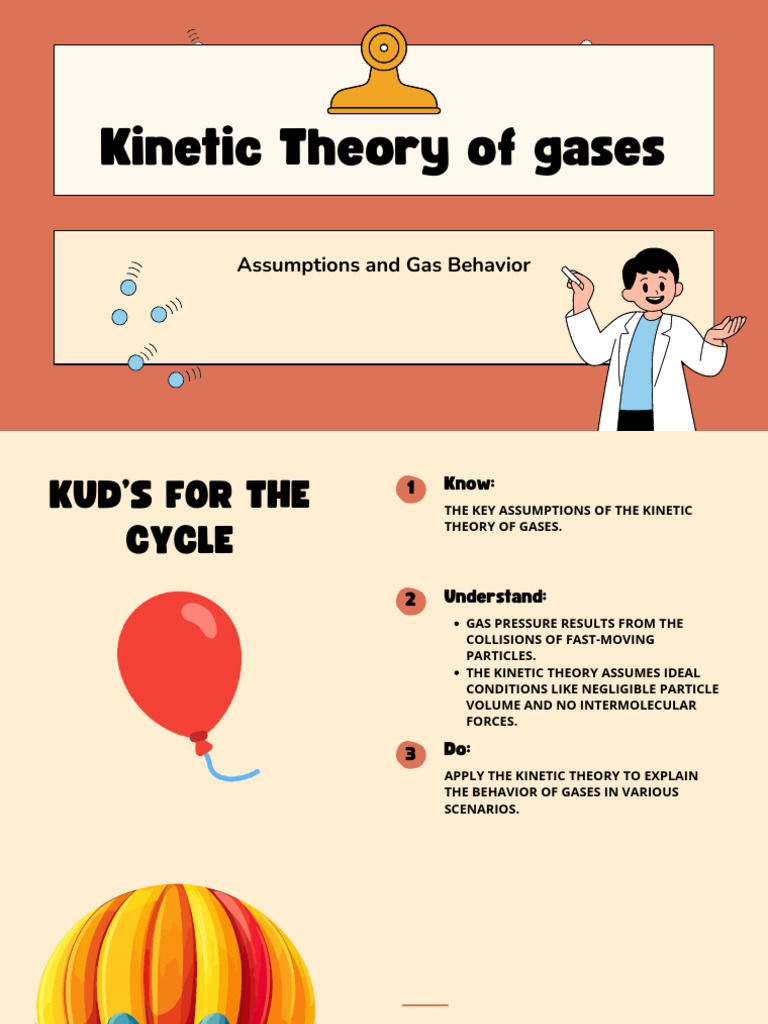 Kinetic Theory of Gases Explained | PDF | Gases | Temperature