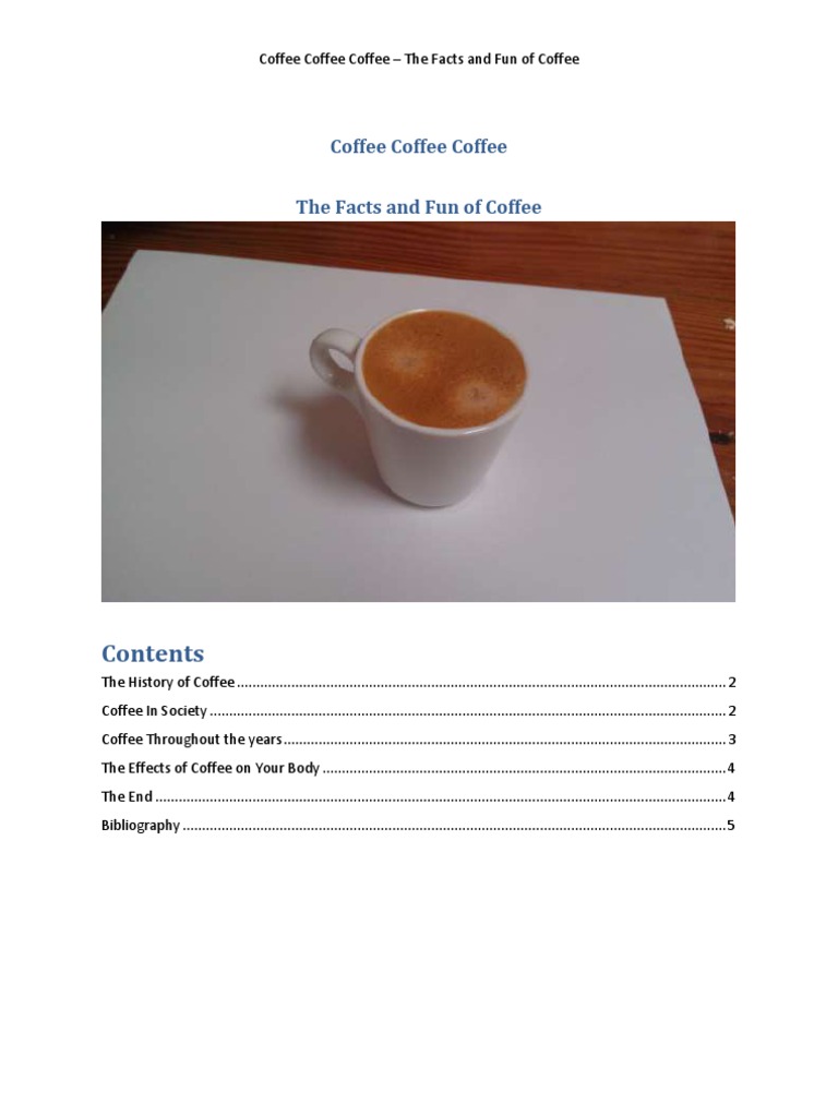 Coffee Coffee Coffee | PDF | Coffee | Drink