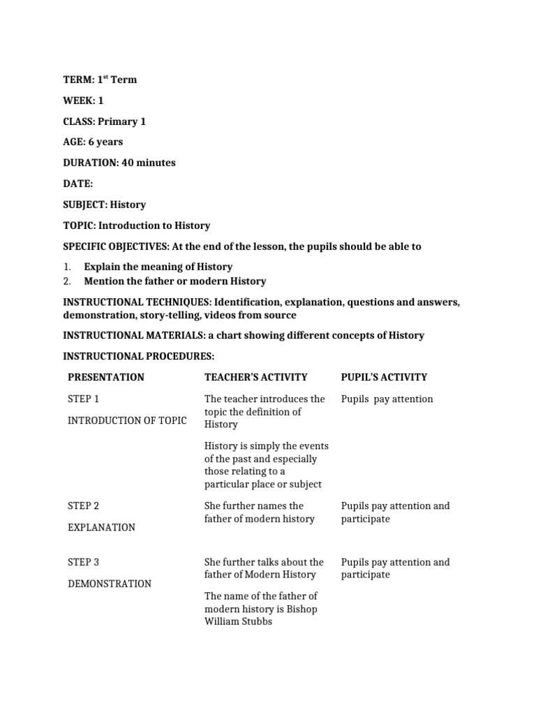 Introduction To History | PDF