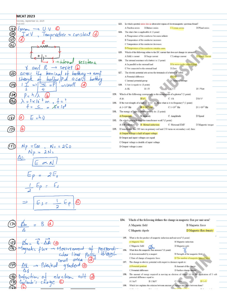 MCAT 2023, Reconduct 2023 | PDF