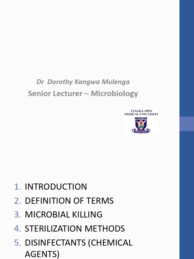 Sterilization Disinfection | PDF | Sterilization (Microbiology ...