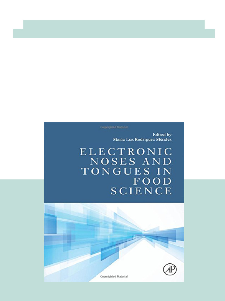 Electronic Noses and Tongues in Food Science 1st Edition Maria Luz ...
