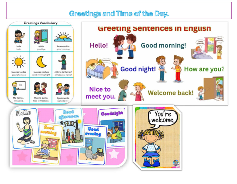 Ingles Grettings | PDF