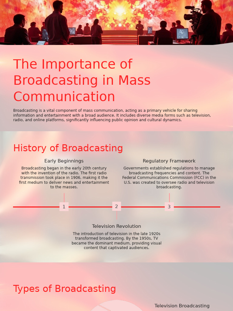 The Importance of Broadcasting | PDF | Broadcasting | Television