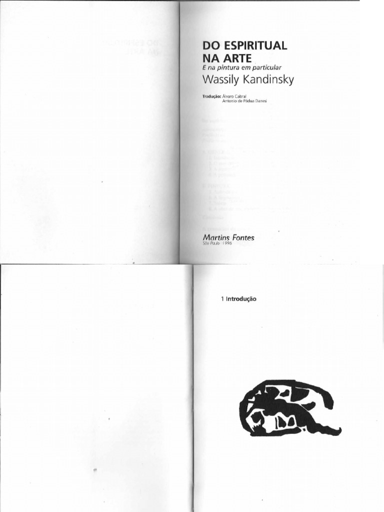 Kandinsky - Do Espiritual Na Arte, Parte 1 | PDF