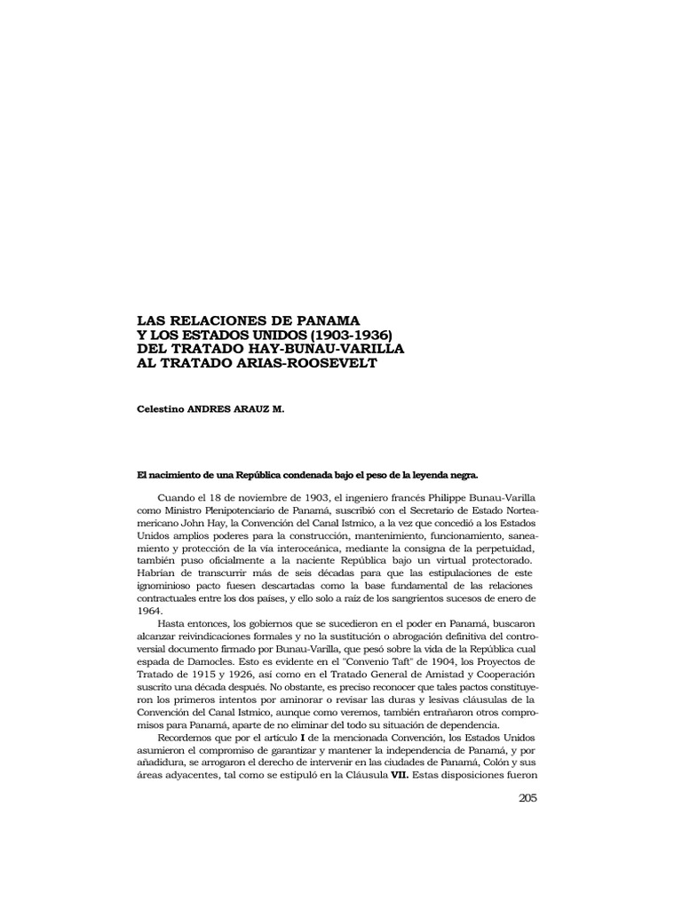 Hay Bunau Varilla | PDF | Panamá | Los Estados Unidos