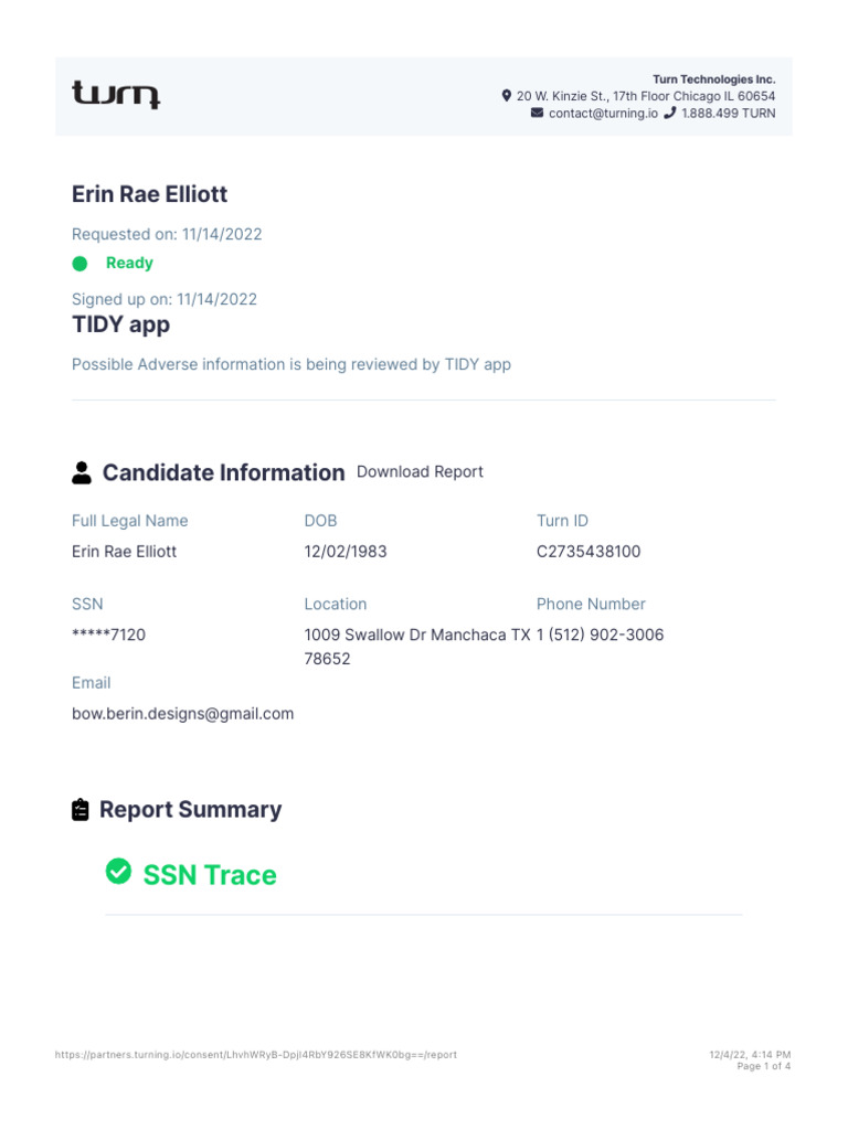 Turn Technologies - Partners Dashboard | PDF | Criminology | Crime & Violence