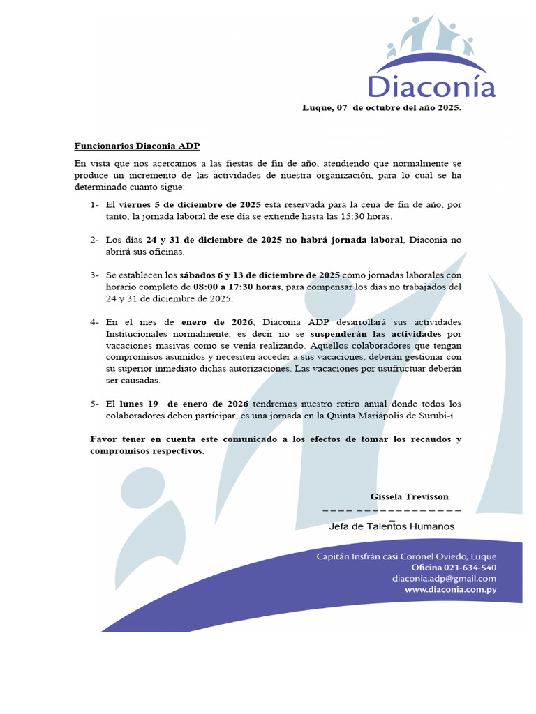 Comunicado Interno | PDF