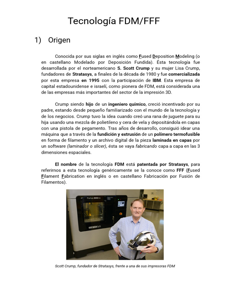 Tecnologia FDM | PDF | Impresión 3d
