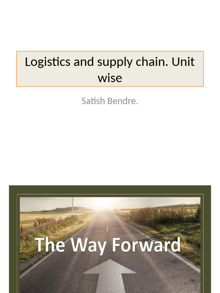 Understanding Logistics and Supply Chain | PDF | Logistics | Supply Chain