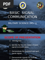 Basic Military Signal Communication | PDF | Radio | Infantry