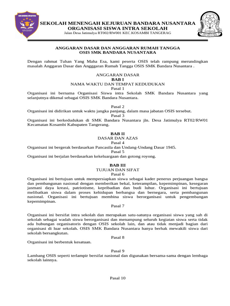 Ad Art Osis SMK Bandara Nusantara 2025 | PDF