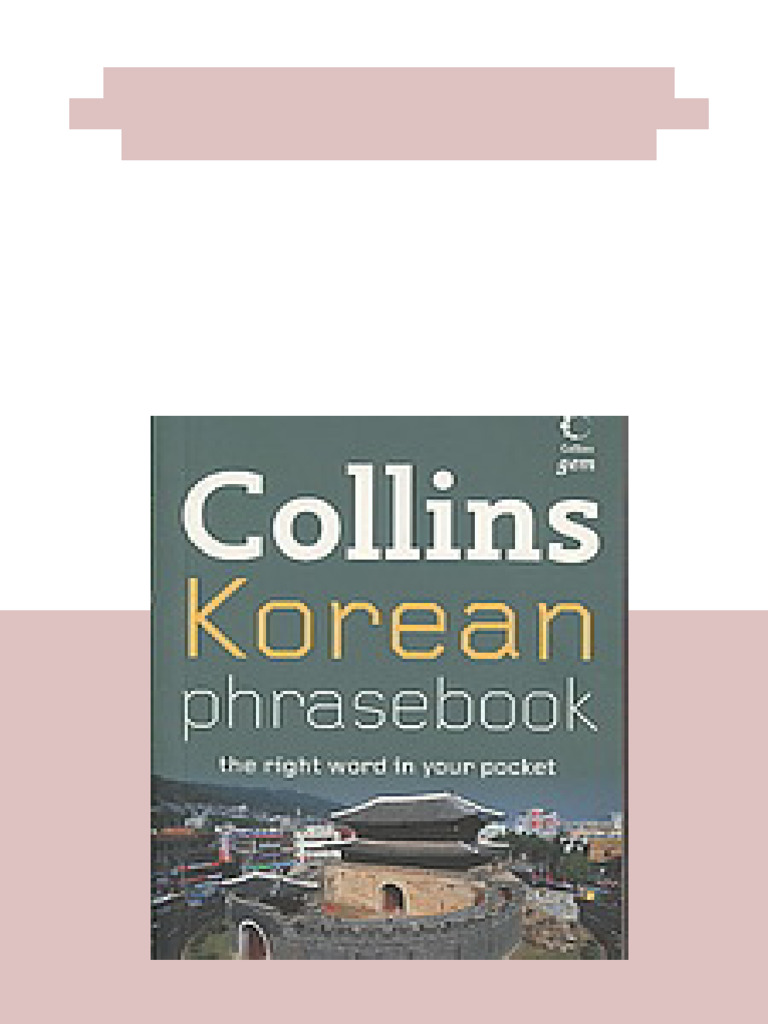 (Ebook) Collins Korean Phrasebook by Collins, Jaehoon Yeon ISBN ...