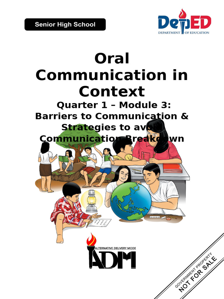 Module 3 in Oral Communication Grade 11 | PDF | Communication | Learning