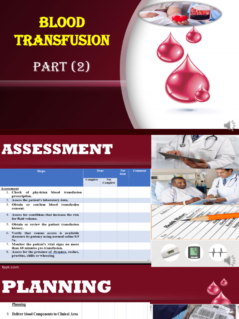 Blood Transfusion Procedure Guide | PDF