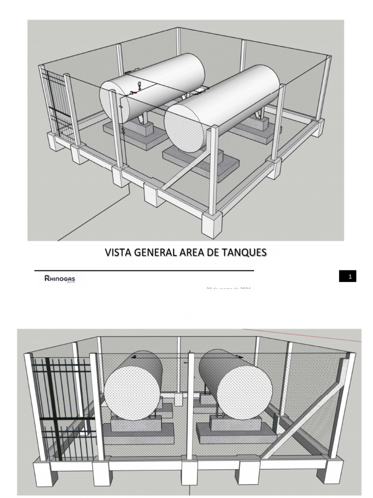 Planos Area de Tanques de Ovoprot Int. | PDF