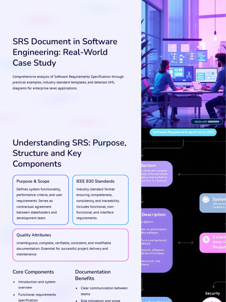 SRS Case Study: E-commerce Platform Analysis | PDF | Computer Science ...