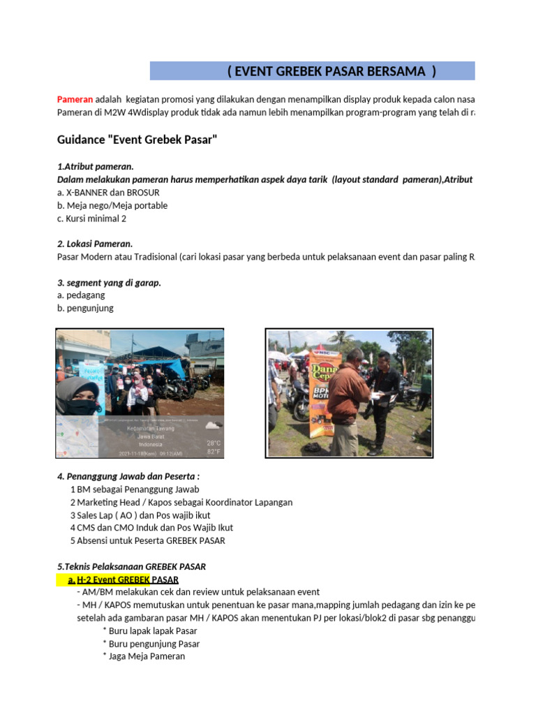 Guidance Grebek Pasar Serkam Kanvas Instansi m2w4w | PDF