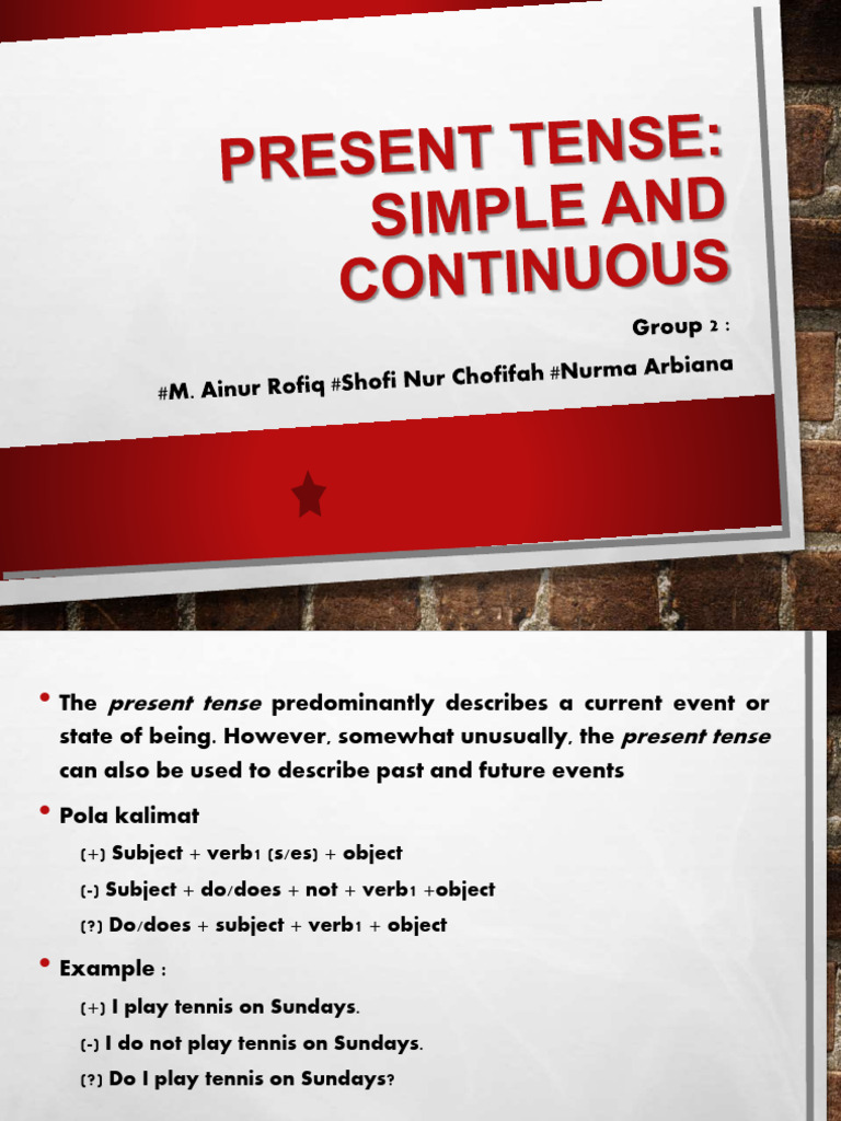 Present Simple and Cont Exercise | PDF | Grammar | Language Mechanics
