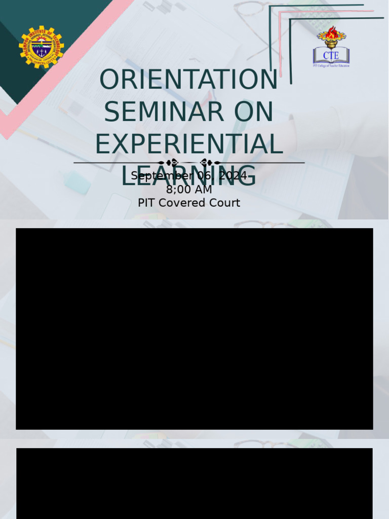 Experiential Learning Orientation Seminar | PDF