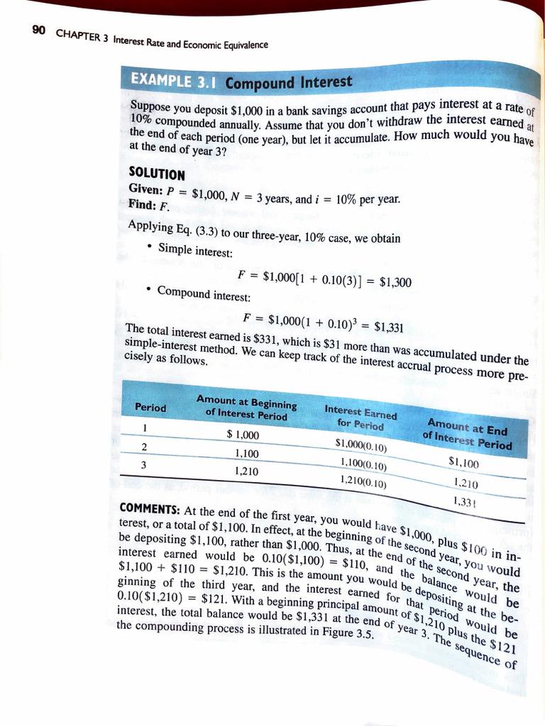 Interest Rate Comparison: Simple vs. Compound | PDF | Interest ...