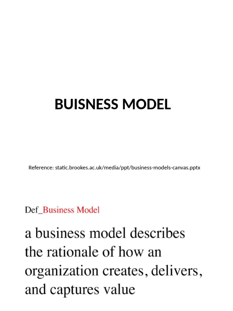 Business Models Canvas | PDF
