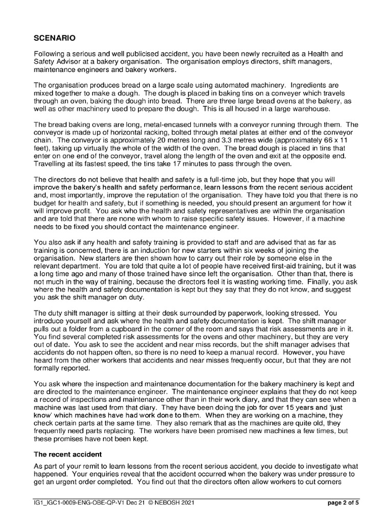 Assessment Scenario | PDF