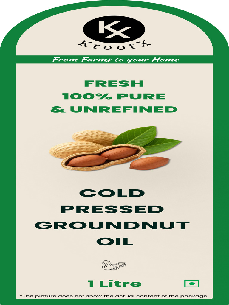 Pure Cold Pressed Groundnut Oil 1L | PDF