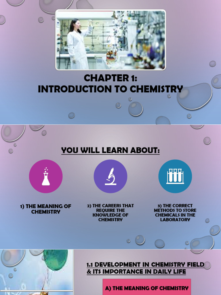 C1-Introduction To Chemistry | PDF | Experiment | Scientific Method