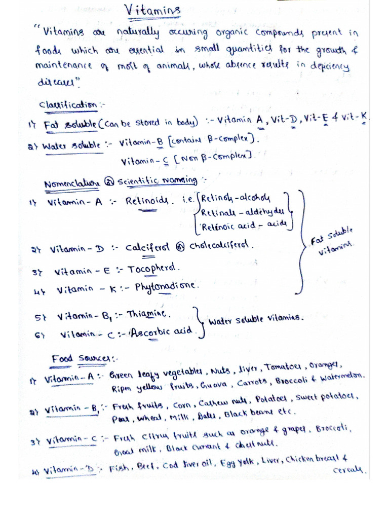 Vitamins | PDF