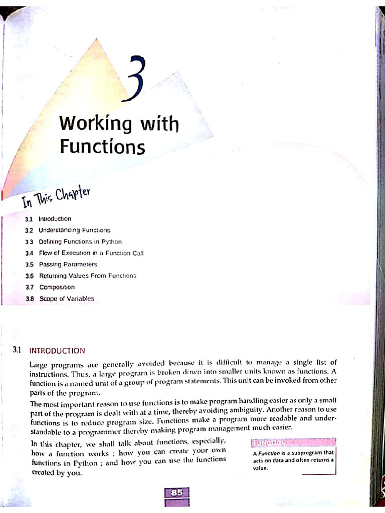 Working With Functions (Sumita Arora) | PDF