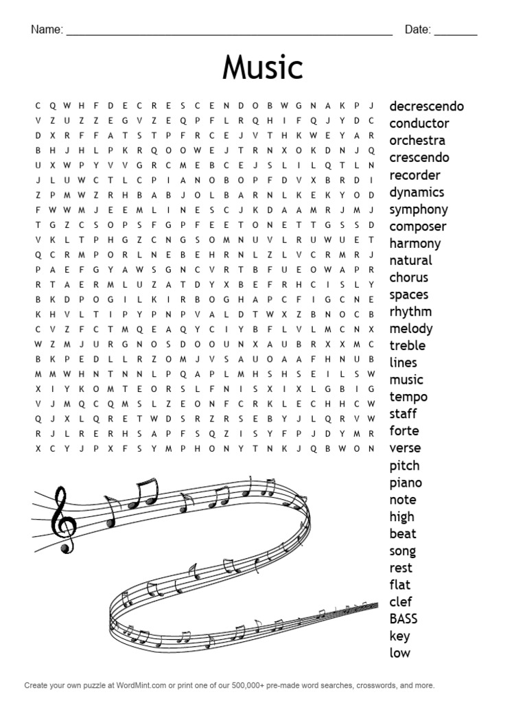 Create Custom Music Puzzles Online | PDF | Clef | Musicology