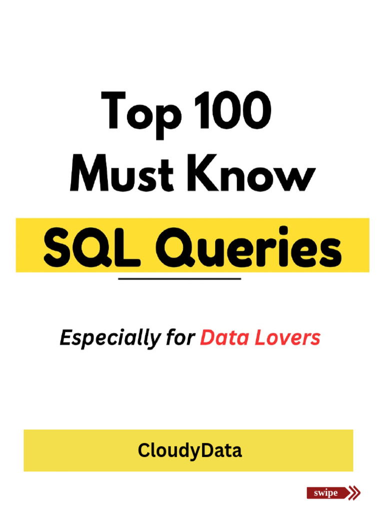 Top 100 SQL Queries | PDF