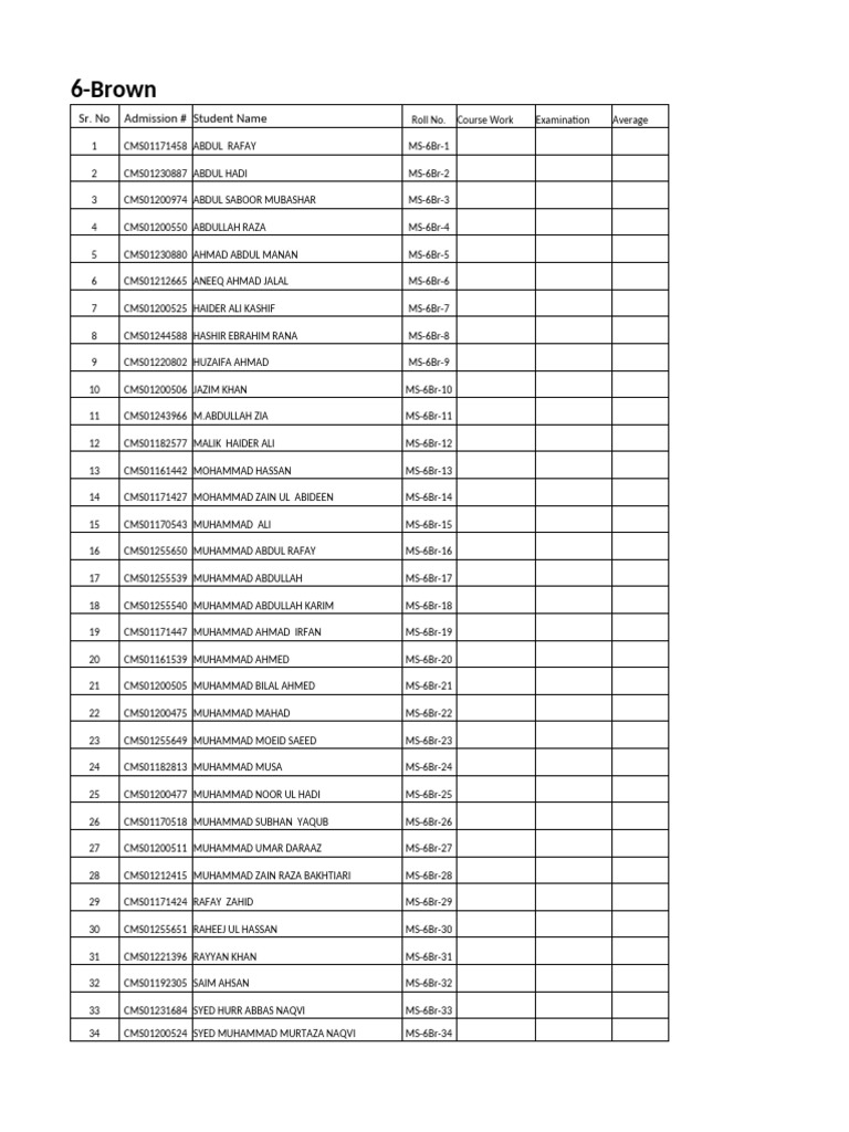 EOY Examination Percentage List 2025 - 2 | PDF | Muhammad | Life Of Muhammad