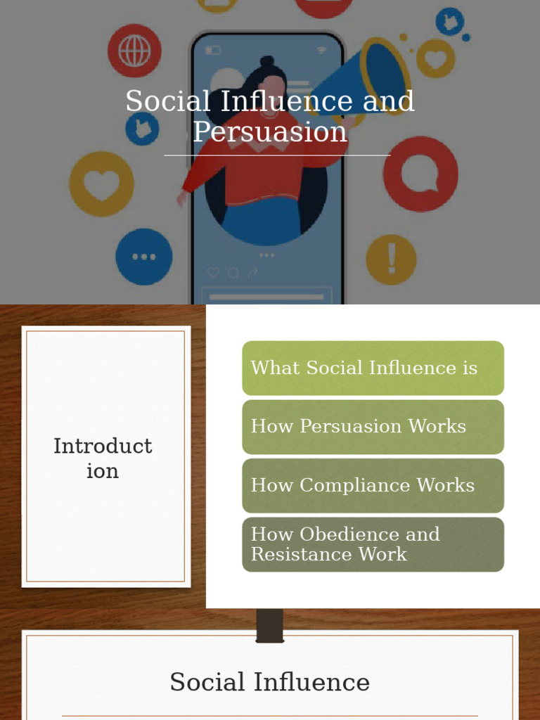 Understanding Social Influence & Persuasion | PDF | Persuasion ...