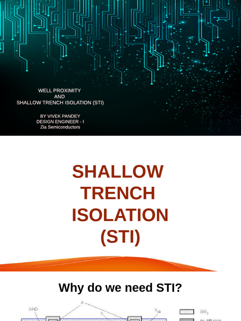 Wpe and Sti | PDF | Mosfet | Field Effect Transistor