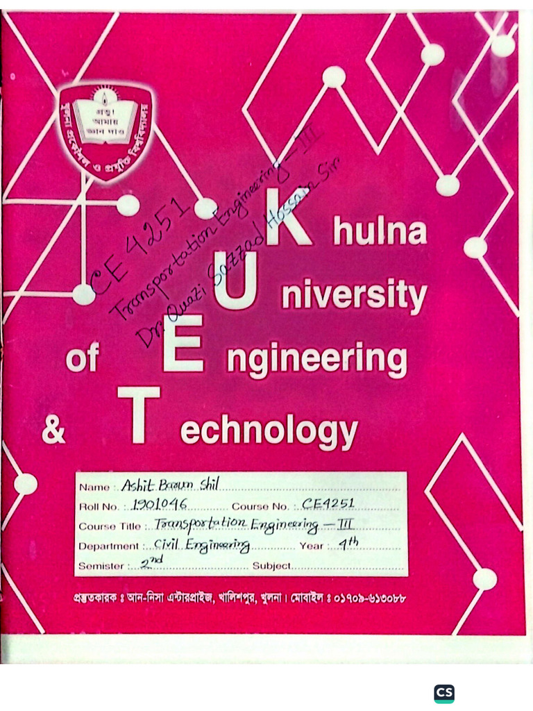 Transportation Engineering III | PDF