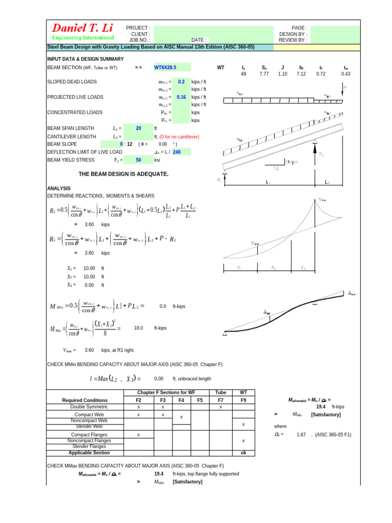 Beam Gravity | PDF | Beam (Structure) | Earthquake Engineering