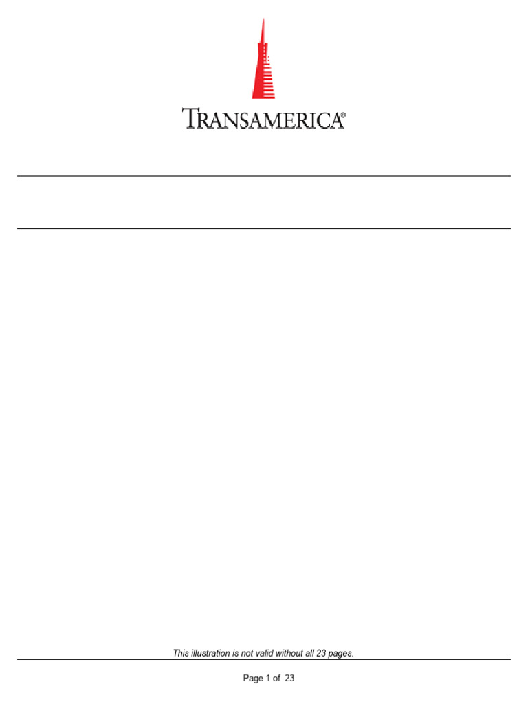 Transamerica IUL Policy Overview | PDF | Insurance | Life Insurance