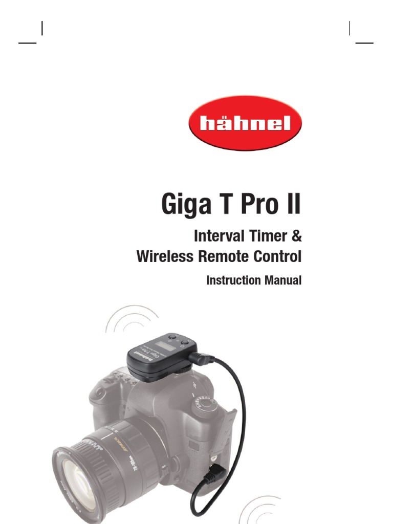 Giga T Pro II Manual | PDF | Imaging | Electrical Engineering