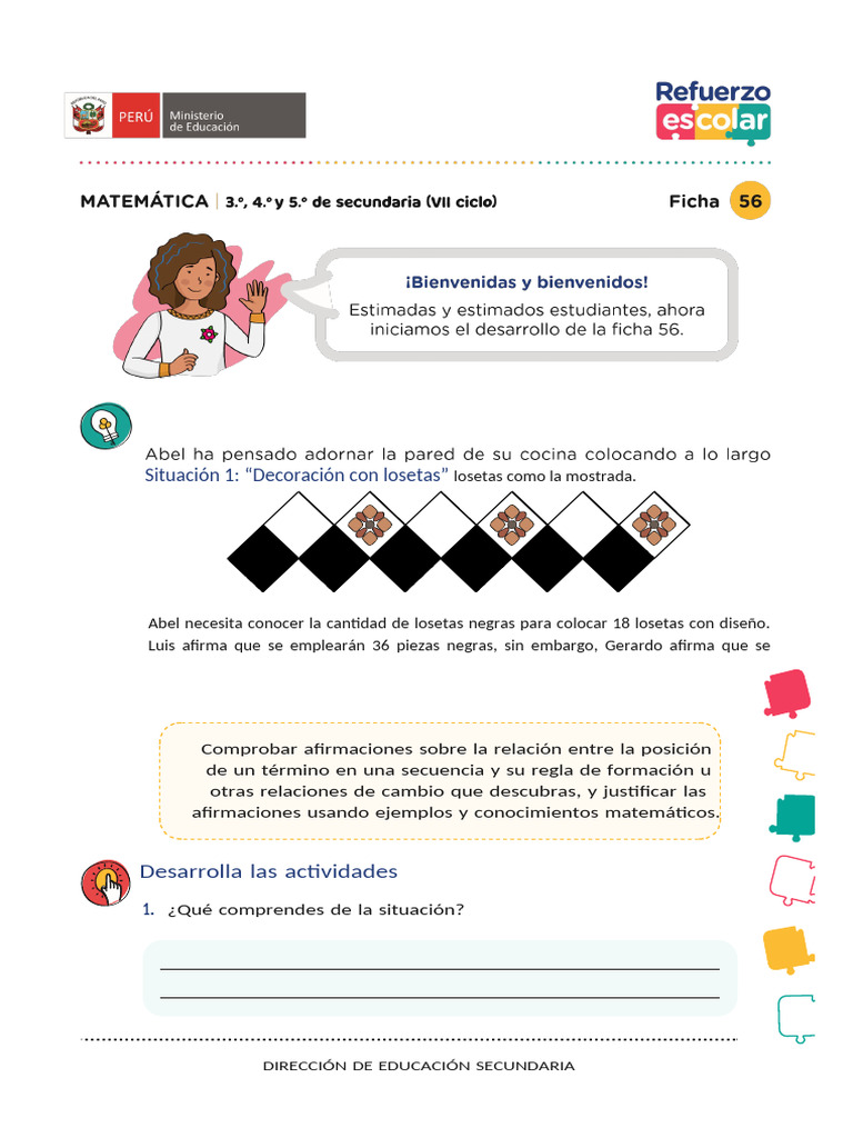 Reforzamiento (Regla de Formacion - Cuadrilatero Ii) | PDF | Geometría euclidiana | Matemáticas