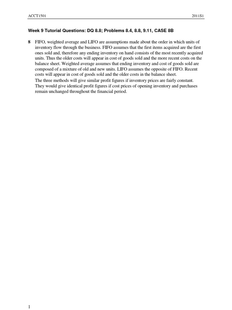 Accounting Inventory Methods Guide | PDF | Cost Of Goods Sold | Inventory
