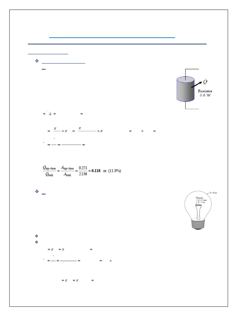 Heat Transfer Calculations and Analysis | PDF | Thermal Insulation ...