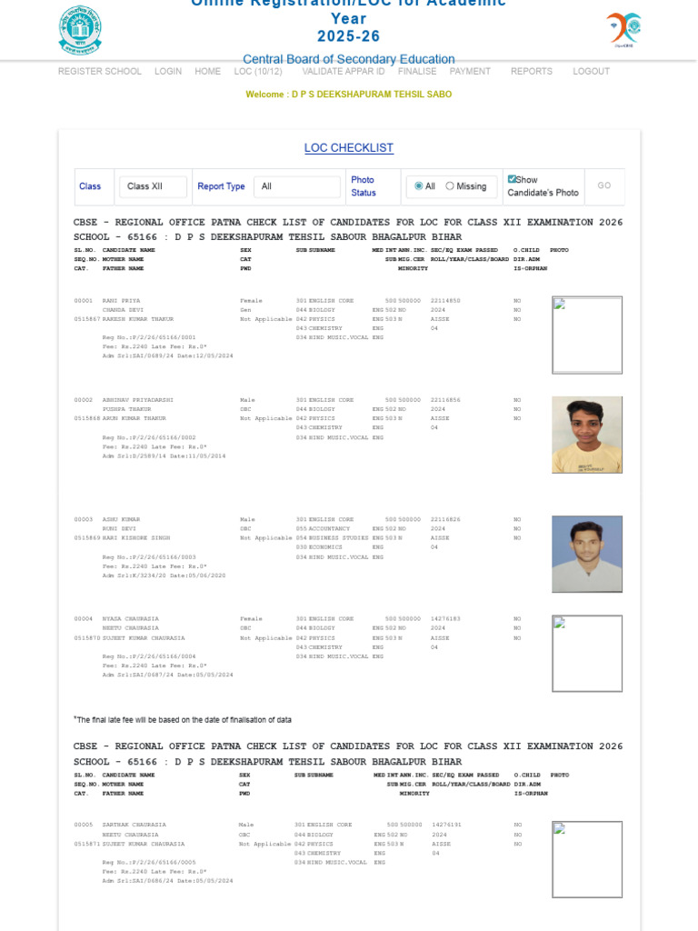 LOC Checklist PANECIA XII | PDF | Educational Assessment And Evaluation ...