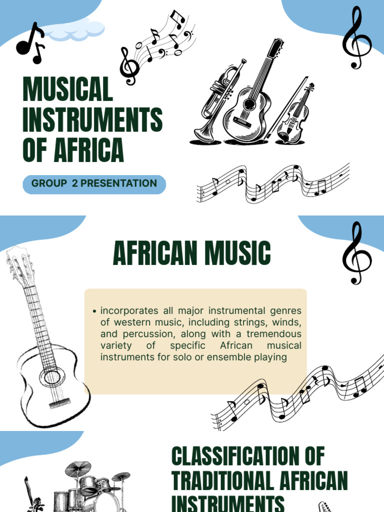 African Musical Instruments Overview | PDF | String Instruments ...