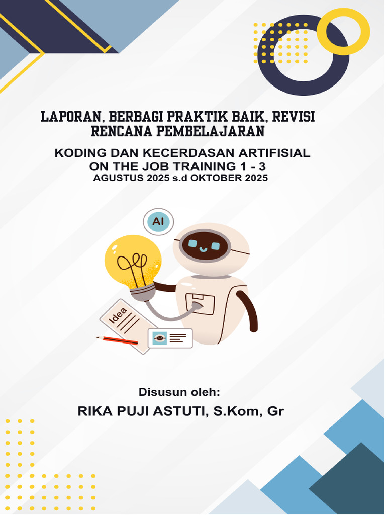 Laporan, Praktik Baik, Rev Rpp-Kegiatan Ojt 1-3 | PDF